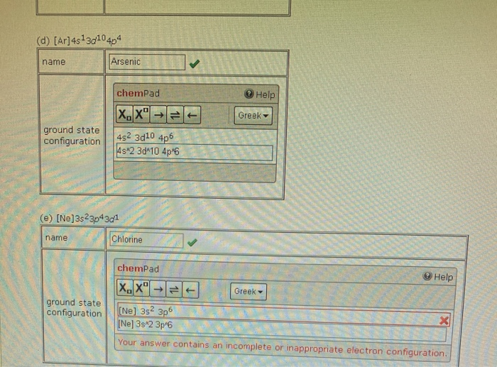 Solved Can I get help with the ground-state configuration | Chegg.com