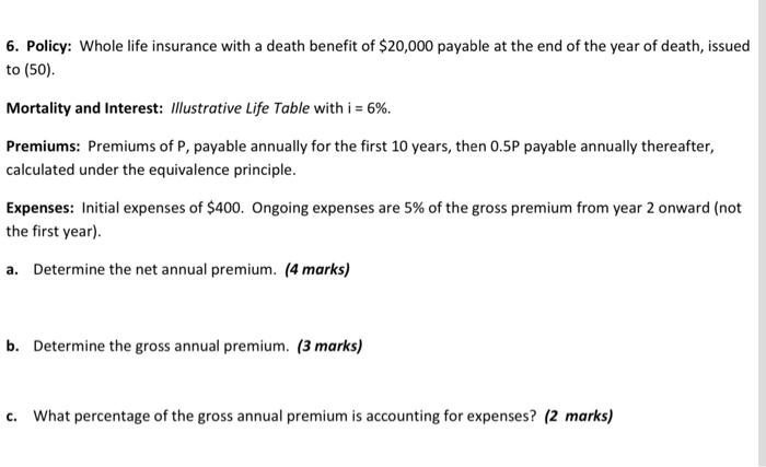 Illustrative Life Table: Single Life Actuarial | Chegg.com