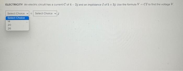 Solved V=CI | Chegg.com