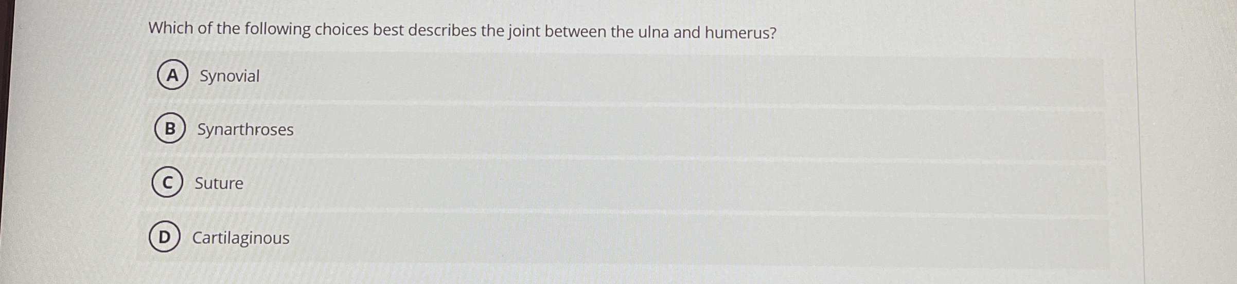 Solved Which of the following choices best describes the | Chegg.com