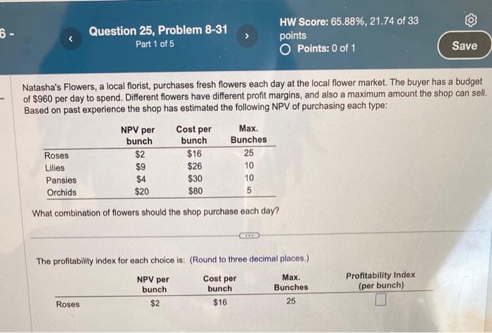 Solved Natasha's Flowers, a local florist, purchases fresh | Chegg.com