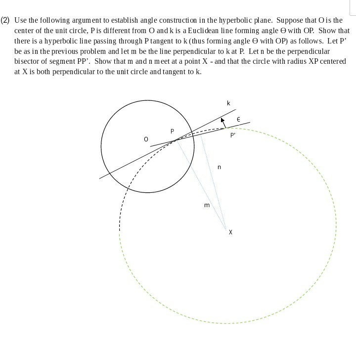 (2) Use the following argument to establish angle | Chegg.com