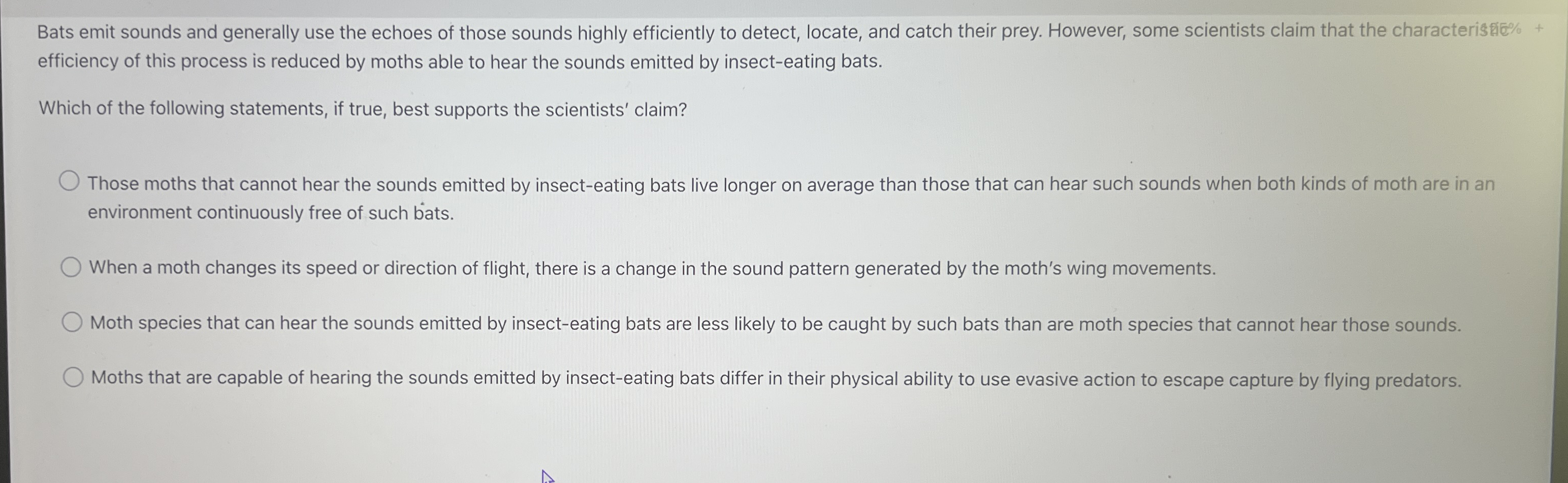 Solved Bats emit sounds and generally use the echoes of | Chegg.com