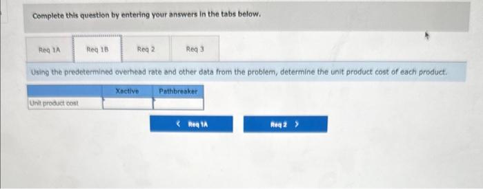 Solved Required: 1-a. Compute the predetermined overhead | Chegg.com