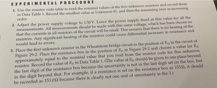 1. Use the resistor code table to read the nominal | Chegg.com