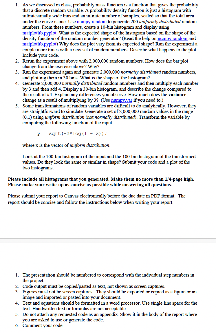 1. ﻿As we discussed in class, probability mass | Chegg.com