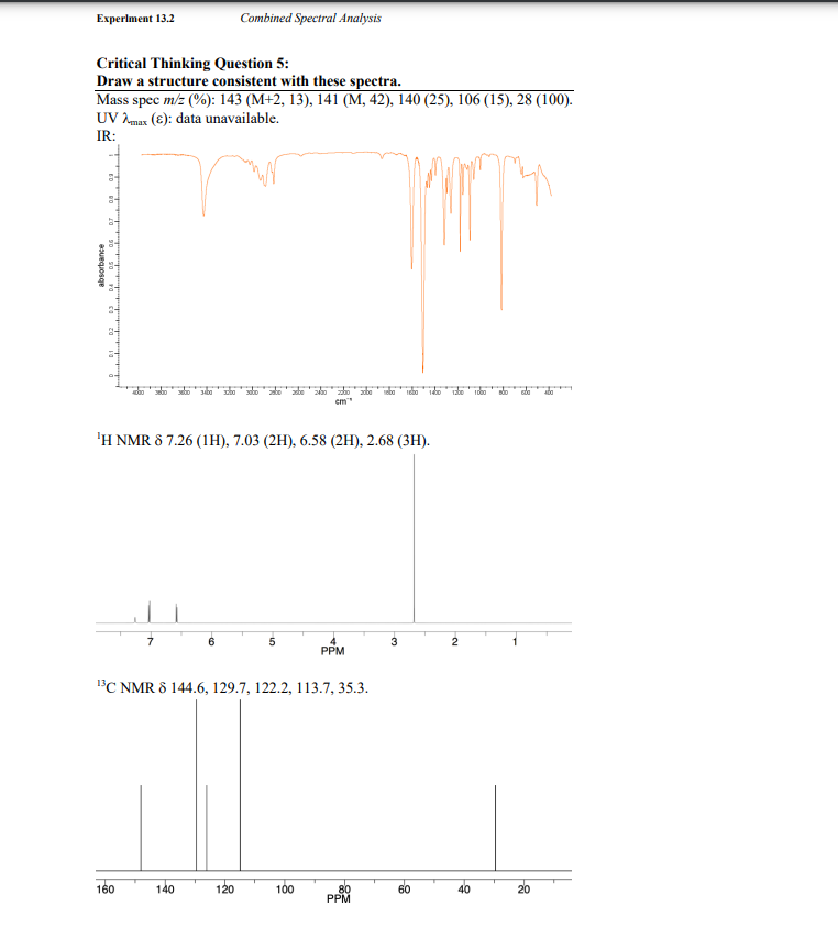 Solved Critical Thinking Question 5:Draw a structure | Chegg.com