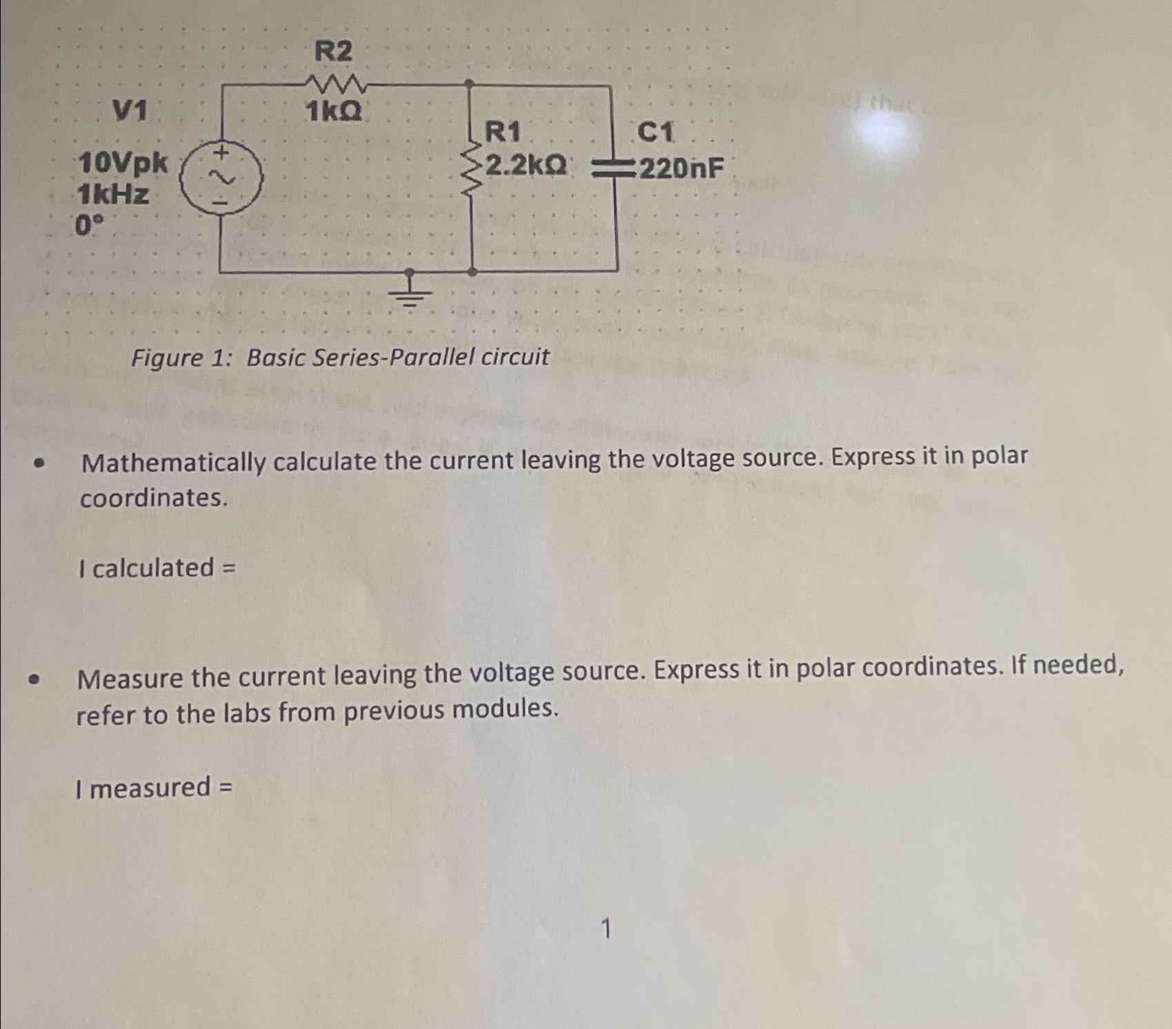 Solved Mathematically calculate the current leaving the | Chegg.com