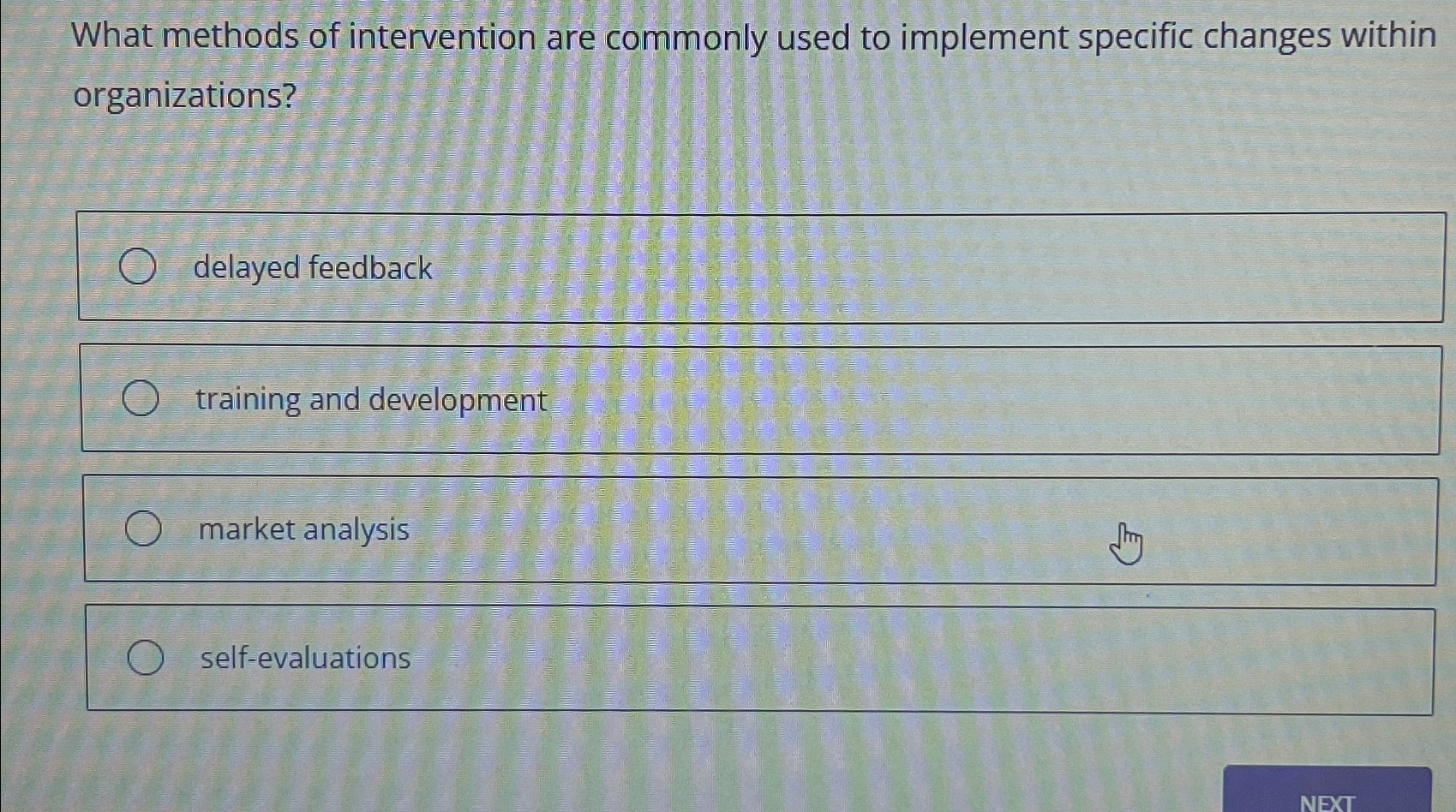 Solved What methods of intervention are commonly used to | Chegg.com