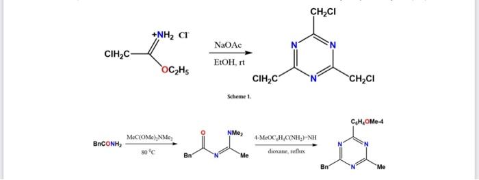 Solved What is the name of this reaction to form triazine | Chegg.com