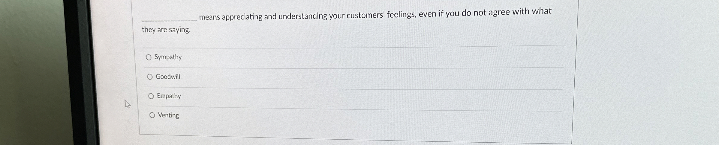 Solved q, ﻿means appreciating and understanding your | Chegg.com