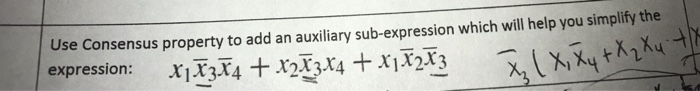 Solved Use Consensus property to add an auxiliary | Chegg.com