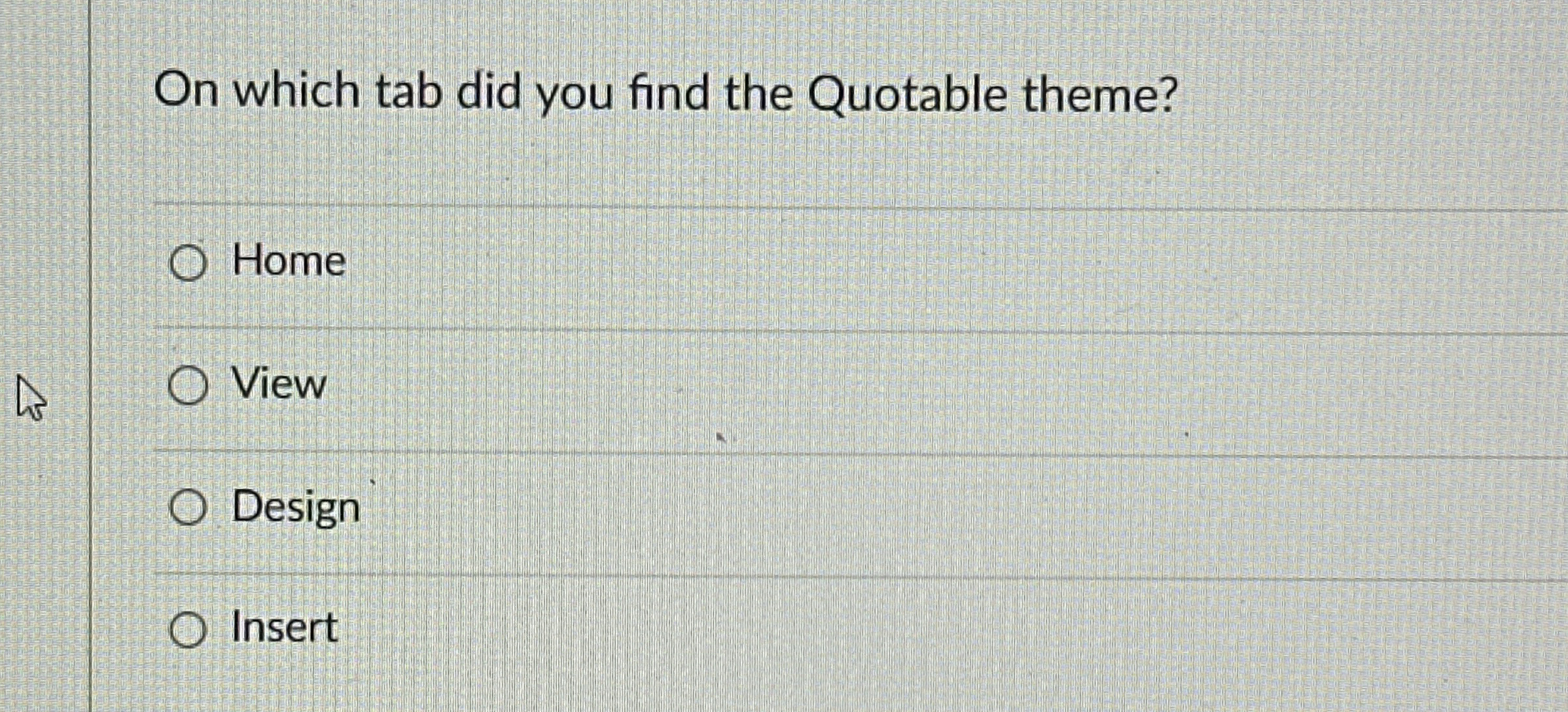 Solved On which tab did you find the Quotable | Chegg.com