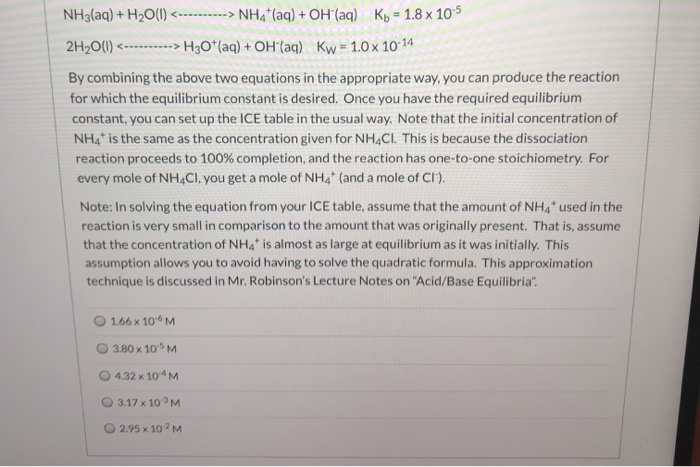 Solved What is the hydronium ion concentration, (H30*) in a | Chegg.com