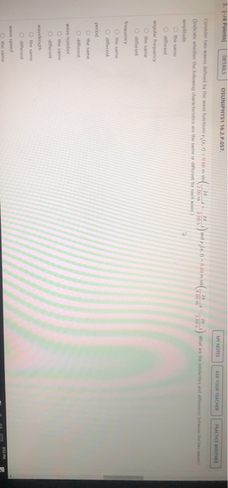 Solved 3. F-4 Points DETAILS OSUNIPHYS1 16.2.P.057. MY NOTES | Chegg.com Solved 3. F-4 Points DETAILS OSUNIPHYS1 16.2.P.057. MY NOTES | Chegg.com