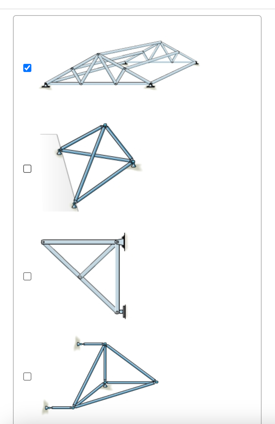 Solved Which of ﻿the following are planar and rigid | Chegg.com