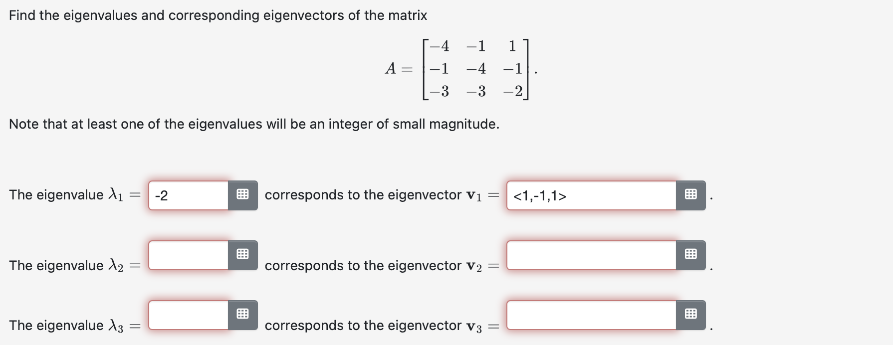 Solved Find the eigenvalues and corresponding eigenvectors | Chegg.com
