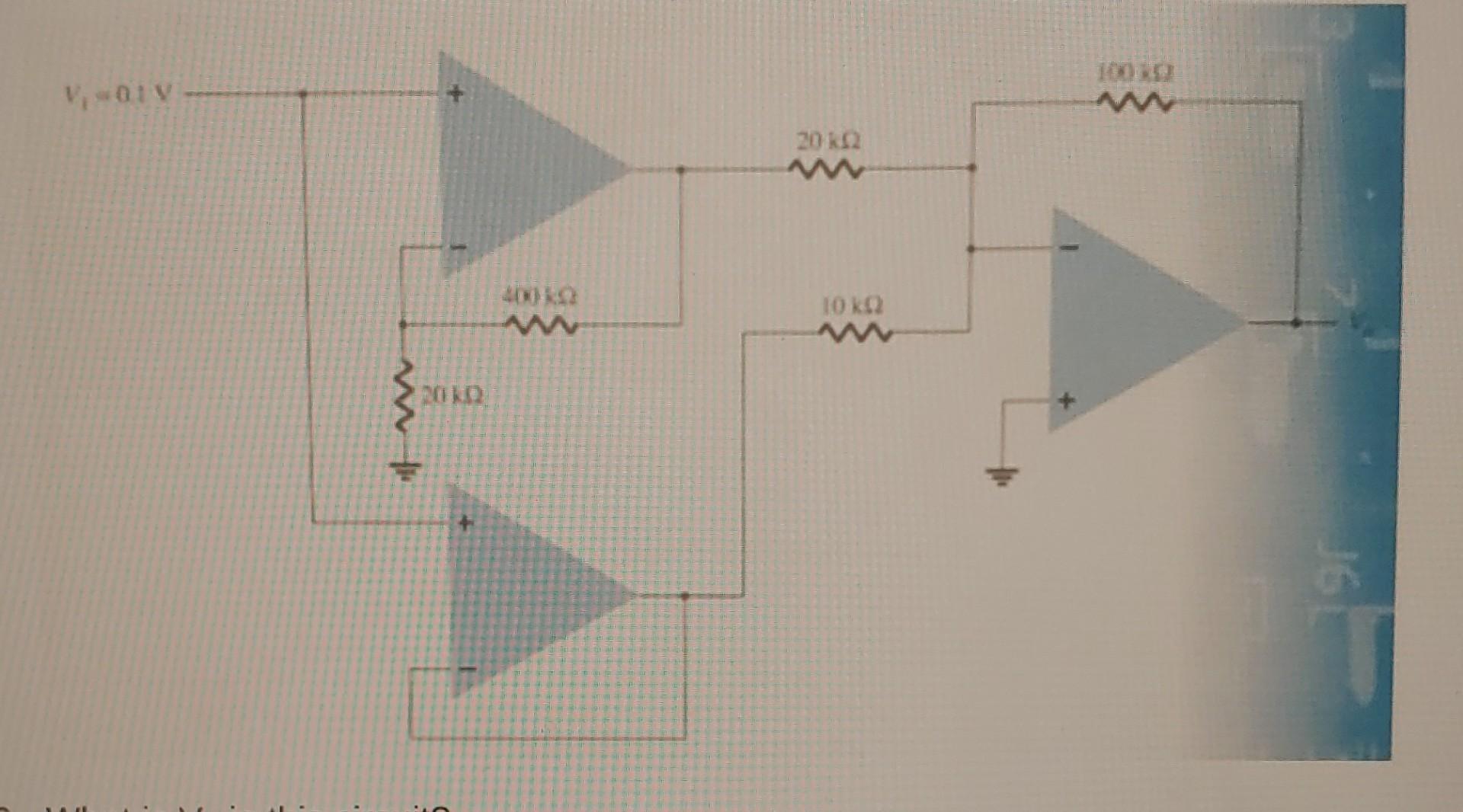 Solved what is Vo in this circuit? | Chegg.com