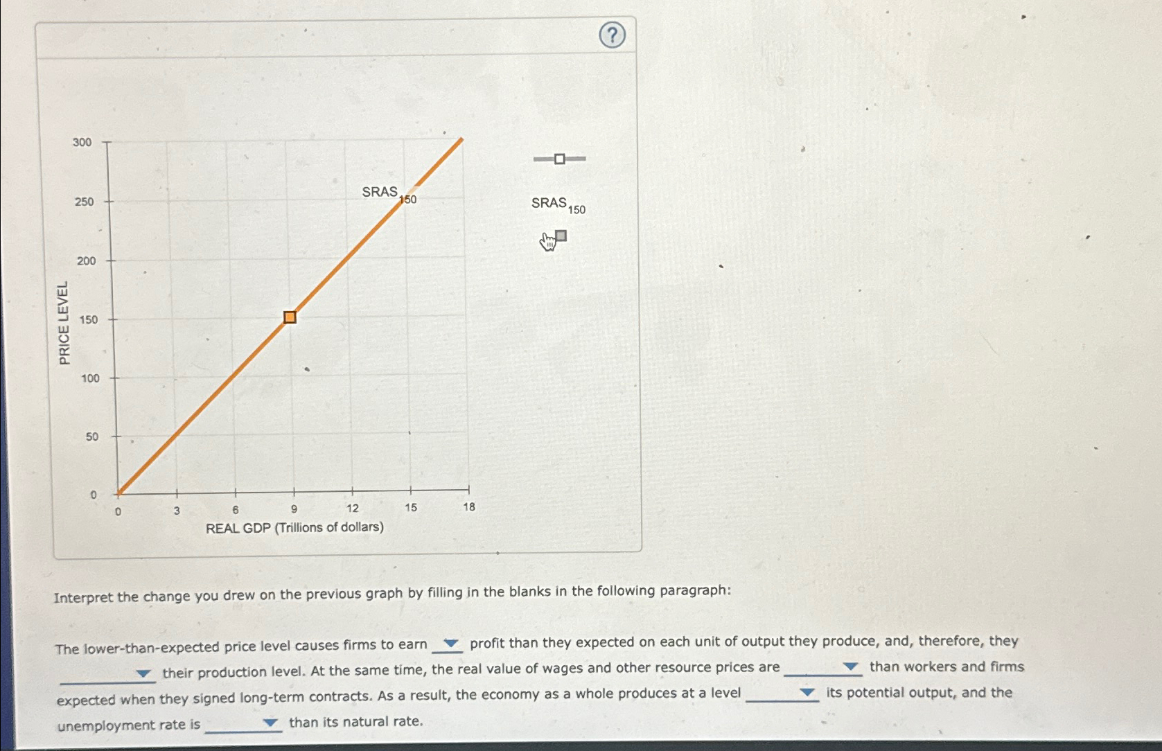 Solved (?)Interpret the change you drew on the previous | Chegg.com