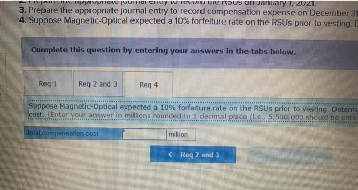 Solved Check Exercise 19-4 (Algo) Restricted stock units; | Chegg.com