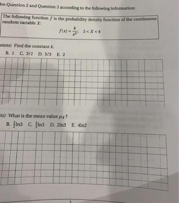 Solved Ive Question 2 and Question 3 according to the | Chegg.com