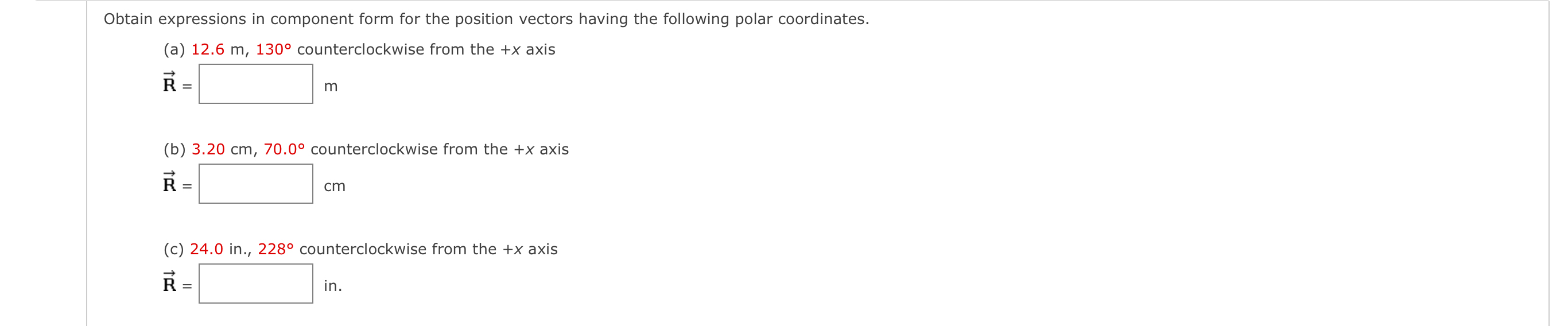 Solved Answer for a like Obtain expressions in component | Chegg.com