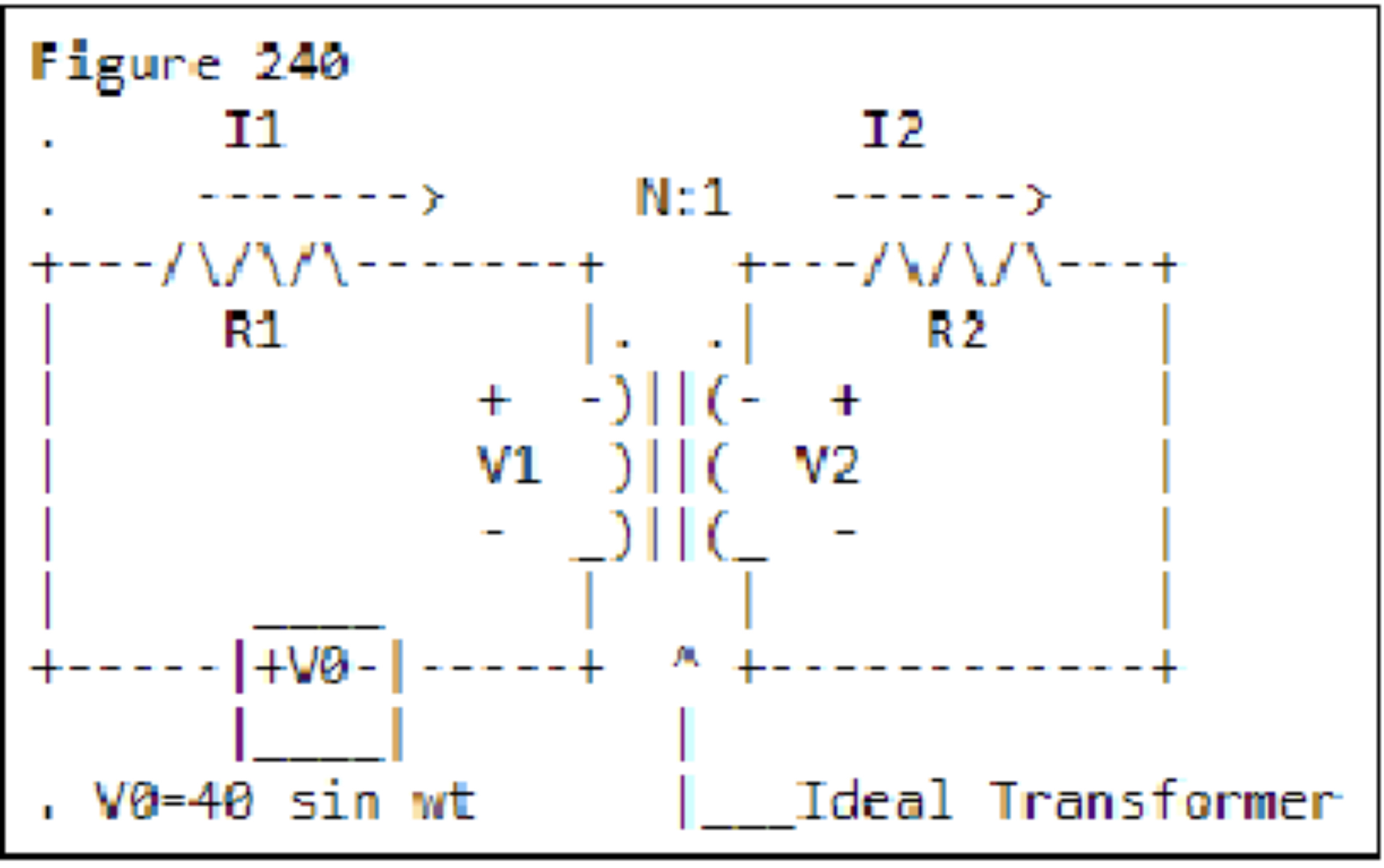 Solved Ex. 240. ﻿See Fig 240. ﻿It is an ideal transformer | Chegg.com
