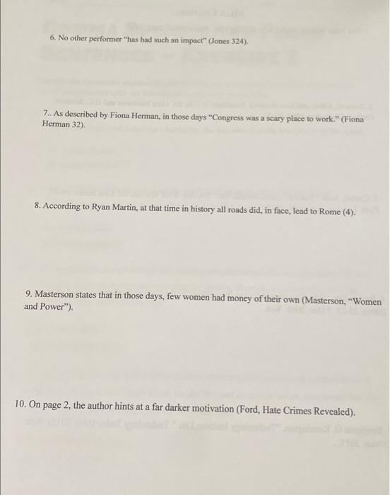 correct MLA citation if there is an error. | Chegg.com