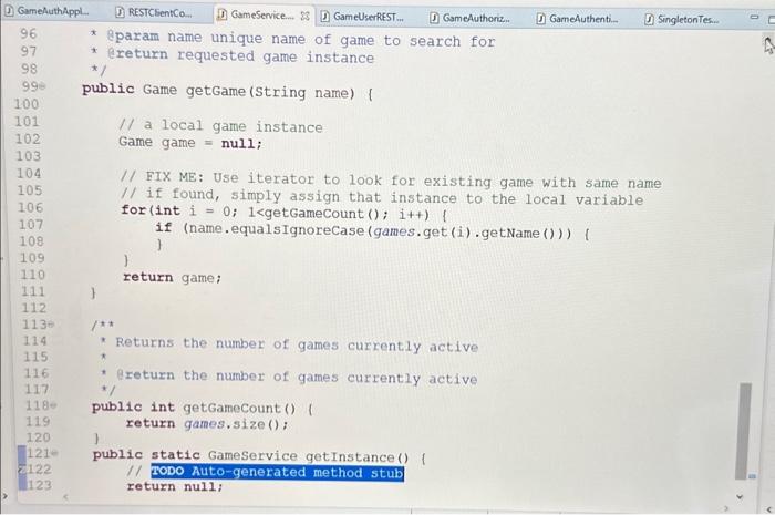 Solved package com.gamingroom; import java.util. ArrayList; | Chegg.com