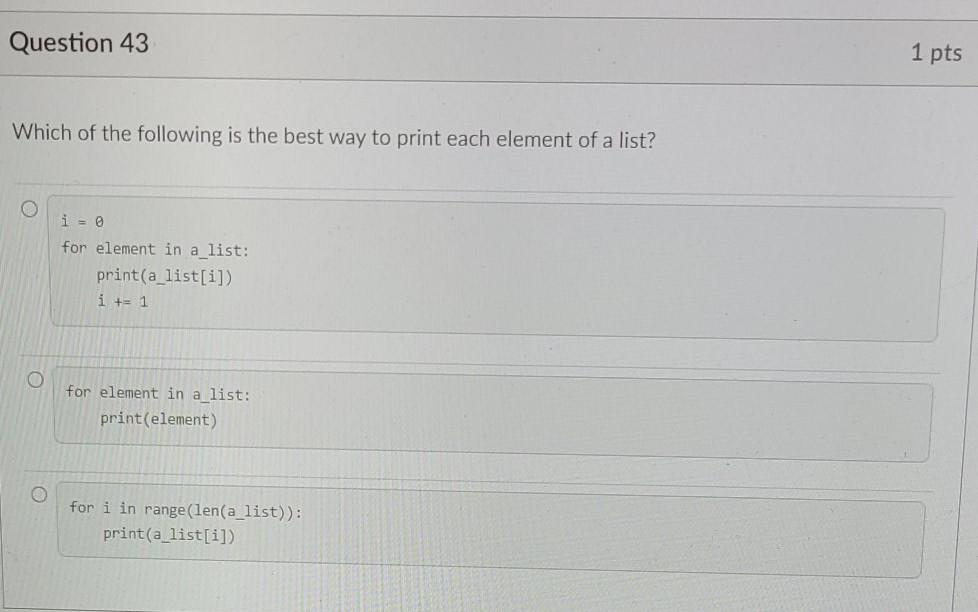 Solved Question 42 1 Pts What Is The Range Of The Valid 