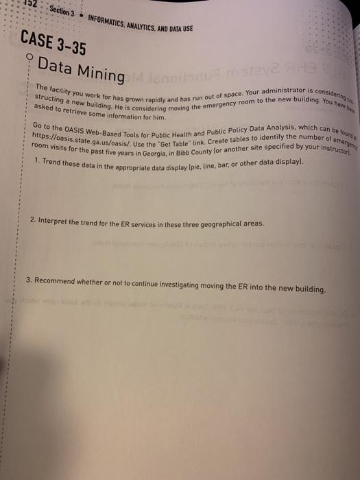Solved Complete Case Study 3-35 Data Mining from your case | Chegg.com