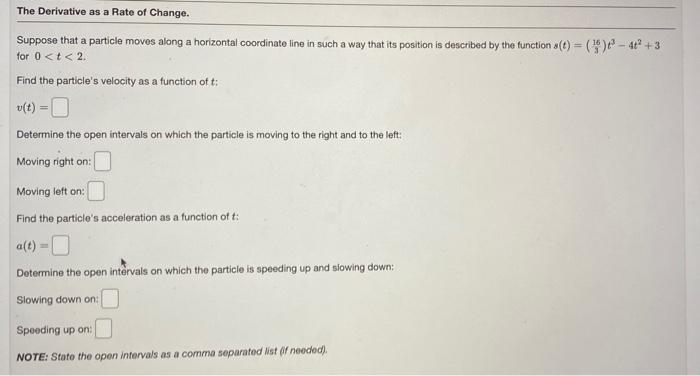 Solved Suppose that a particle moves along a horizontal | Chegg.com