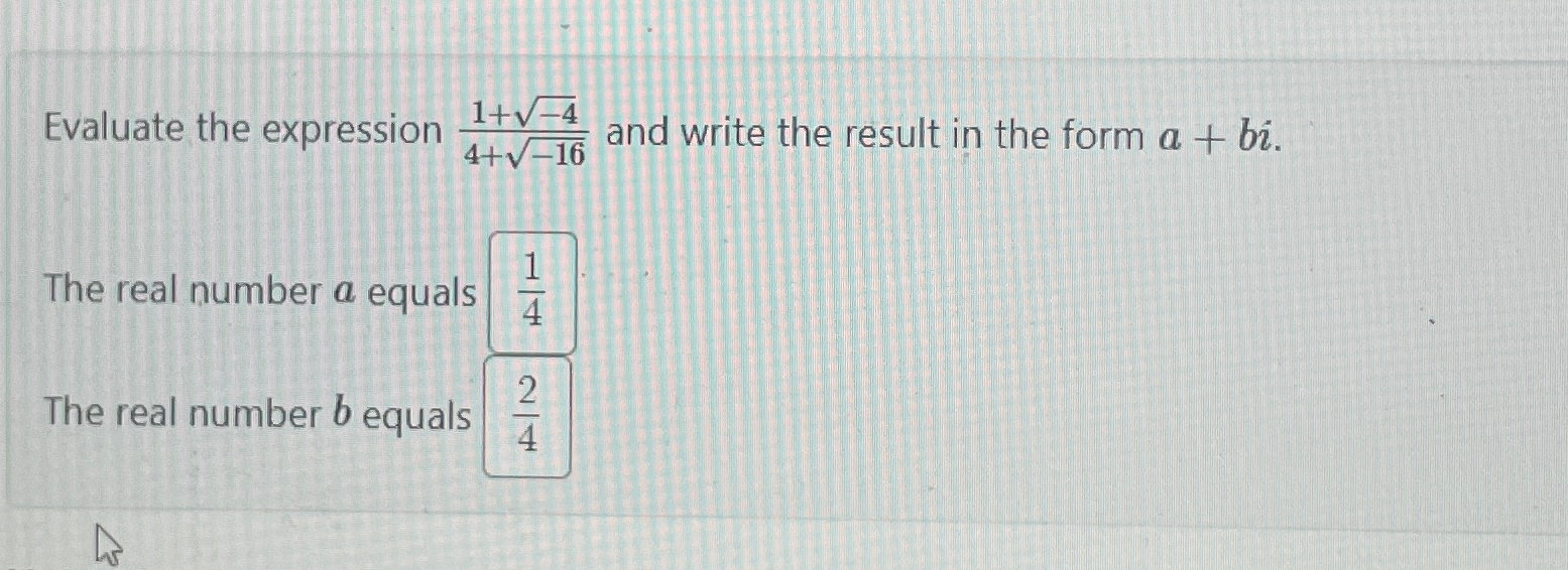 Solved Evaluate the expression 1+-424+-162 ﻿and write the | Chegg.com