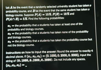 Solved Let A be the event that a randomly selected | Chegg.com