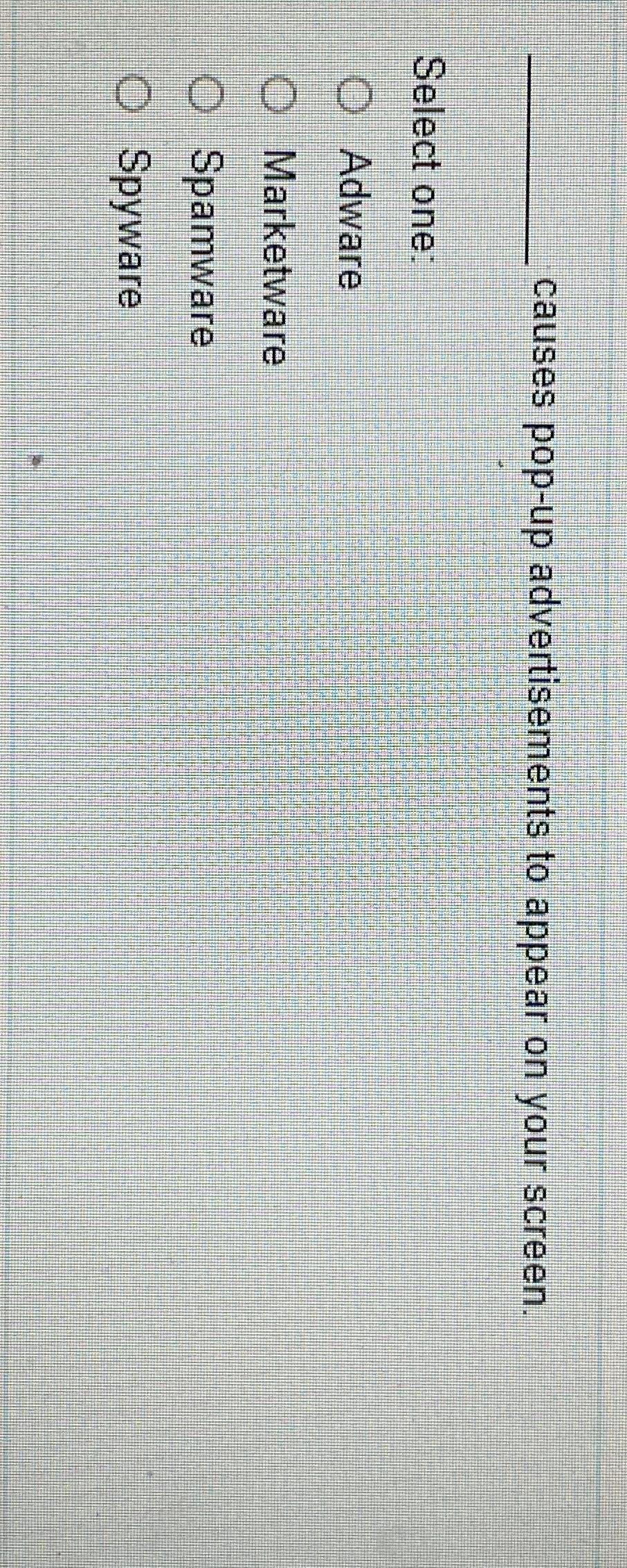 Solved causes pop-up advertisements to appear on your | Chegg.com