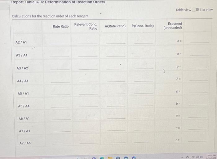 Solved Beres necessary information. Temperature in celsius | Chegg.com