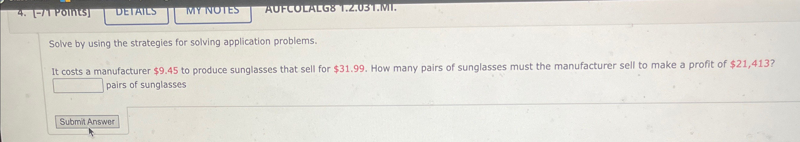 Solved Solve by using the strategies for solving application | Chegg.com