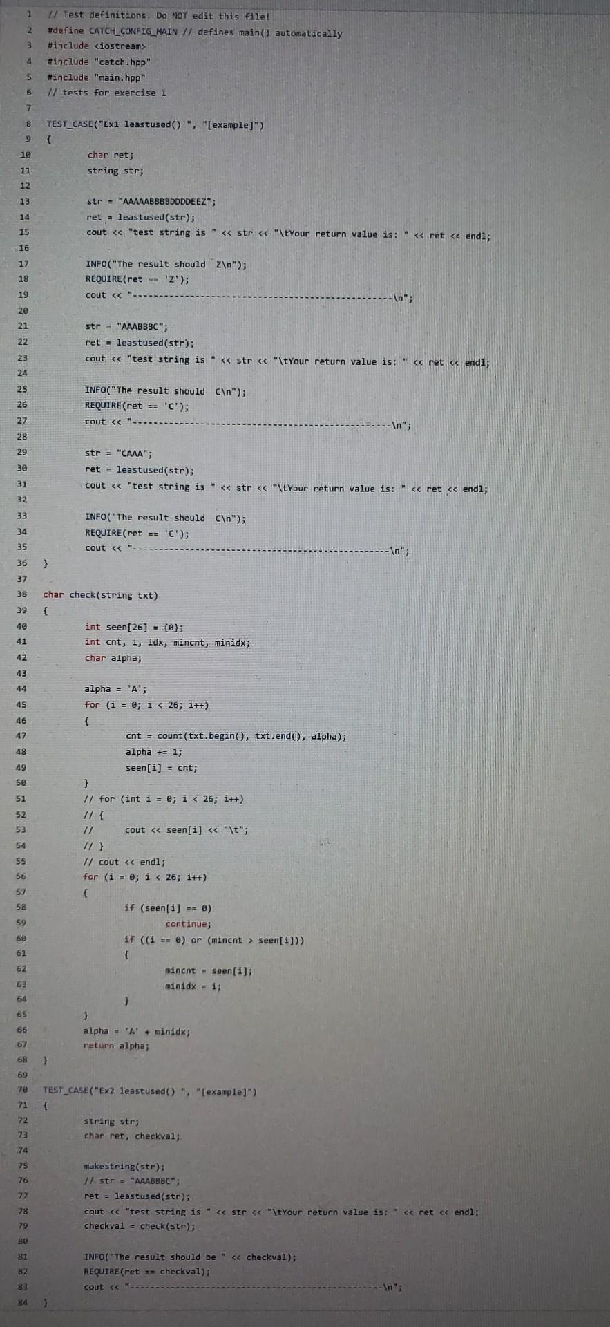 Solved We will make a program that checks the occurrences of | Chegg.com