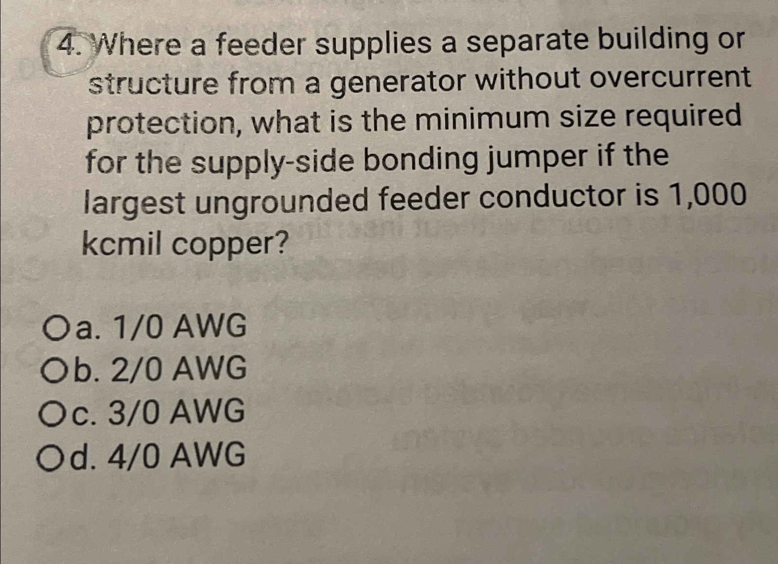 Feeders supplying separate buildings or structures | Chegg.com