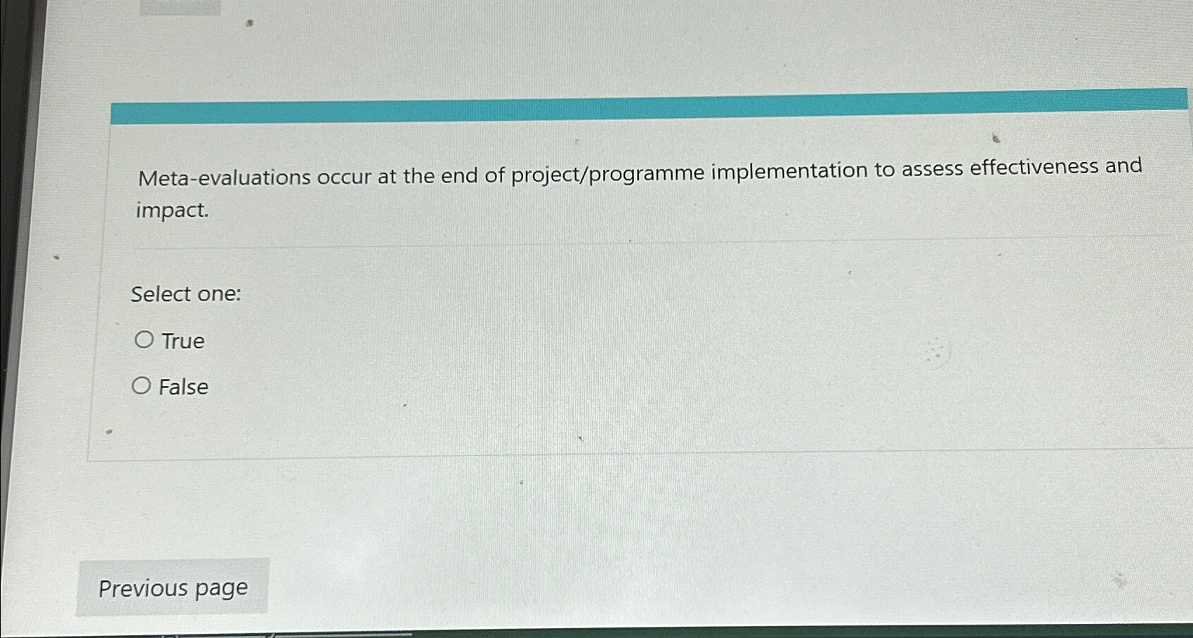 Solved Meta-evaluations occur at the end of | Chegg.com