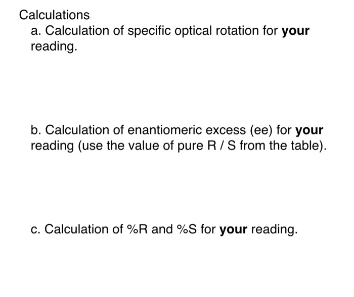 Solved In this lab, you will measure the optical rotation of | Chegg.com