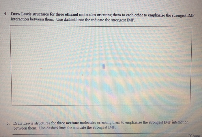 Solved 4. Draw Lewis structures for three ethanol molecules | Chegg.com