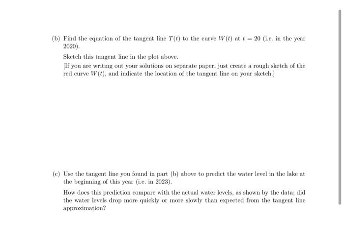 Solved 1. Problem 1: Lake Water Levels Lake Mead is a | Chegg.com