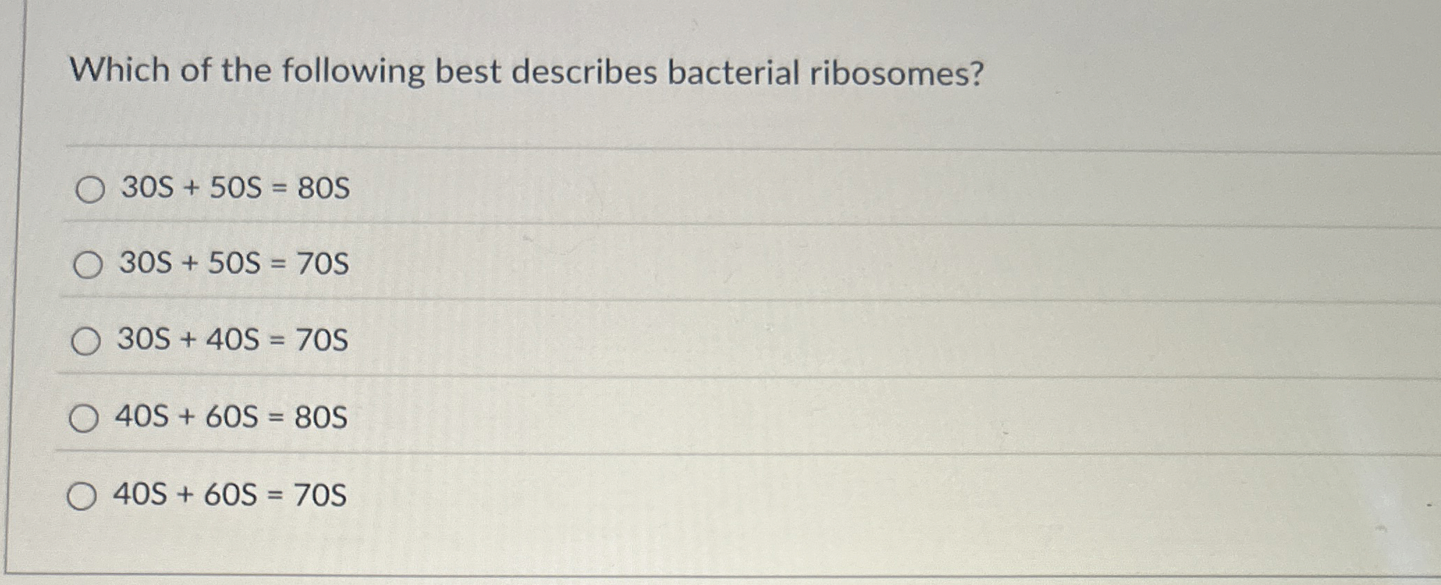 Solved Which of the following best describes bacterial | Chegg.com