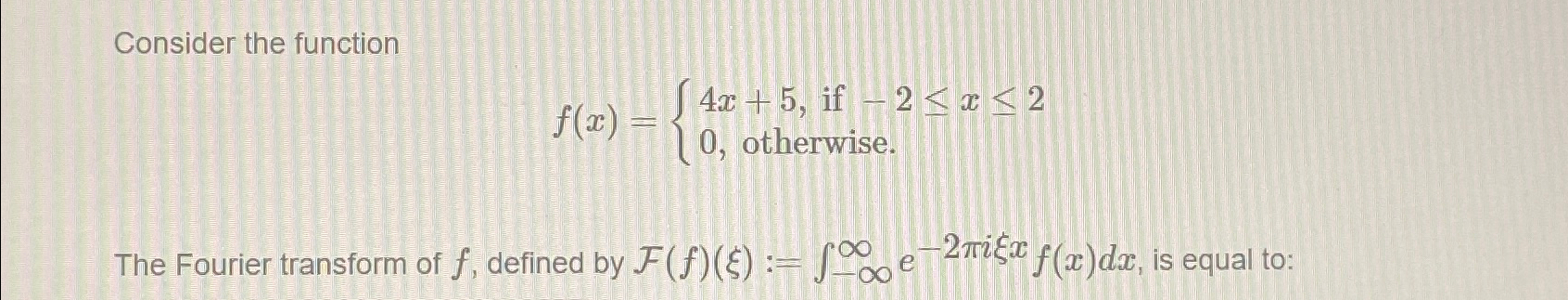 Solved Consider The