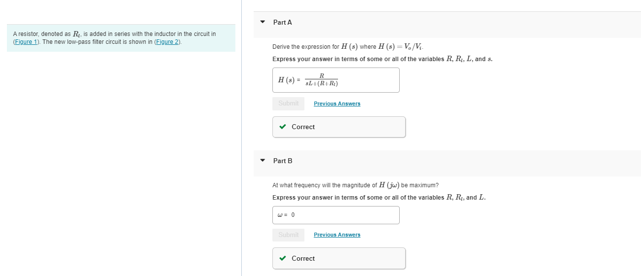 Solved A resistor, denoted as Rl, ﻿is added in series with | Chegg.com