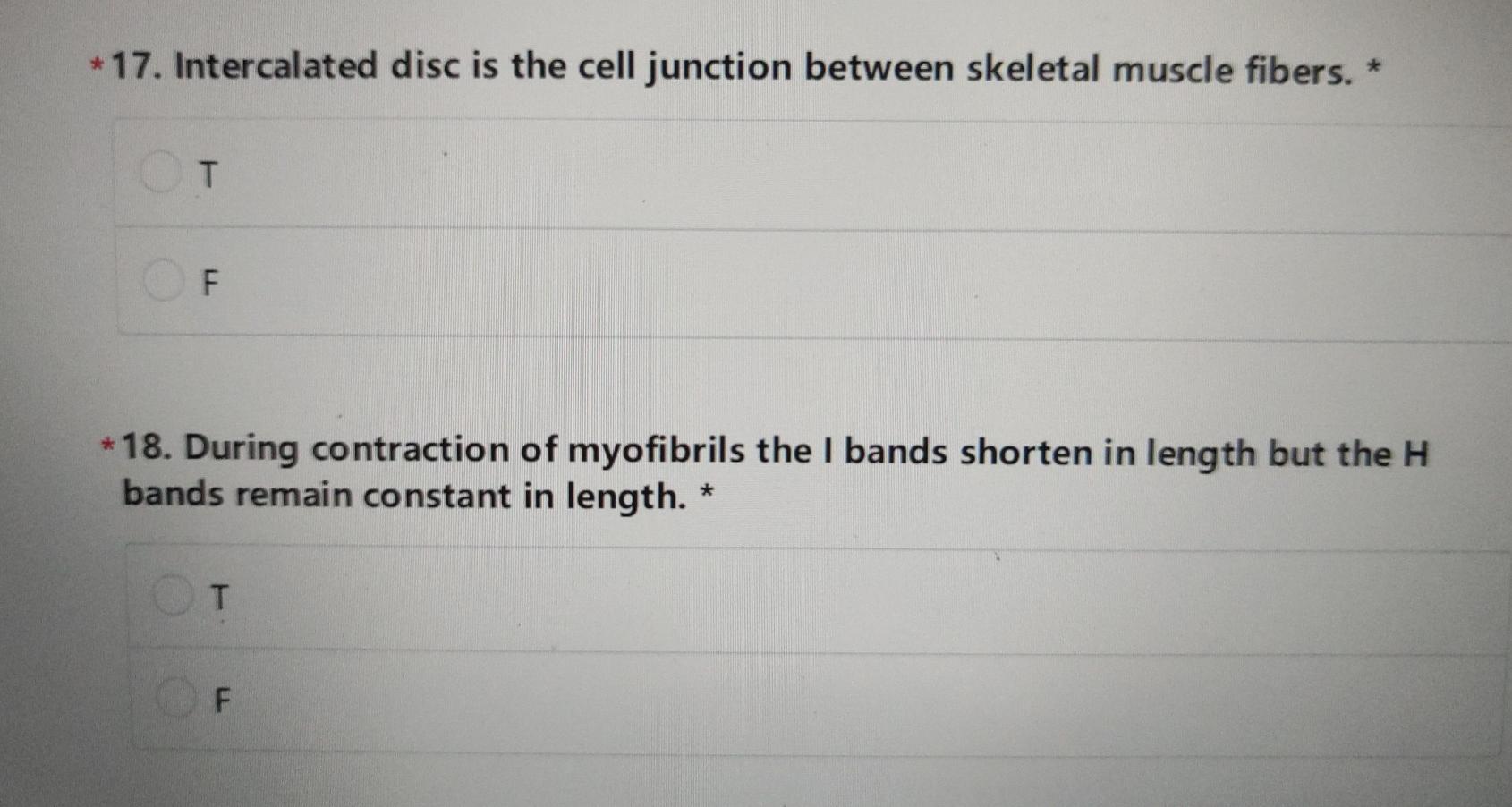 Solved * 17. Intercalated disc is the cell junction between | Chegg.com