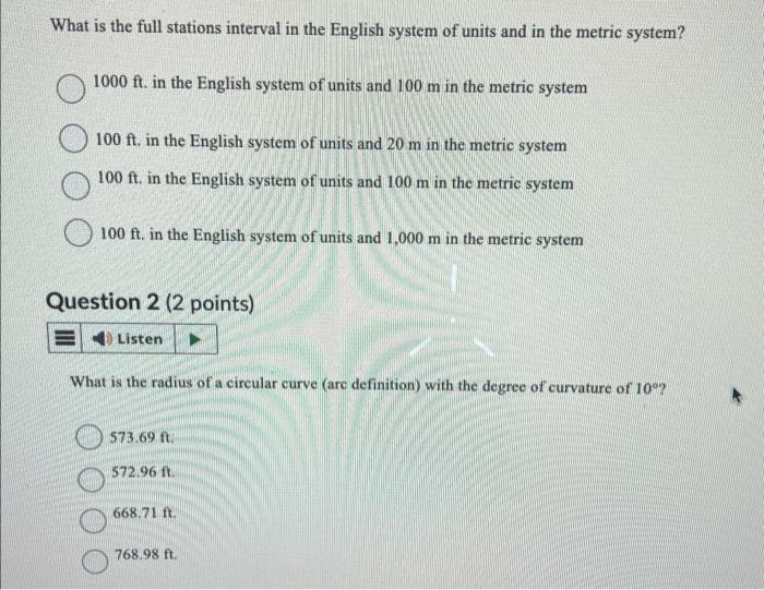 Solved What is the full stations interval in the English | Chegg.com