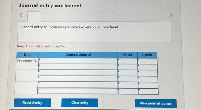 Solved Exercise 2-27 (Algo) Computing applied overhead and | Chegg.com