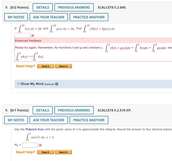 Solved If ∫010f(x)dx=39 and ∫010g(x)dx=16, find | Chegg.com